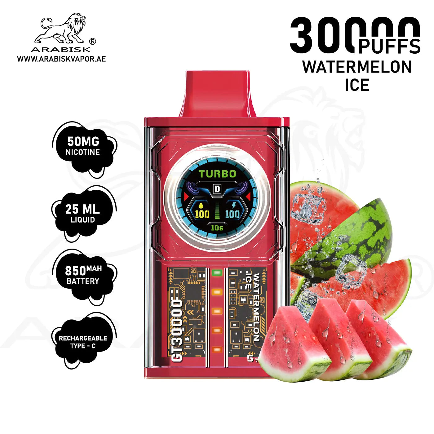 ارابيسك للشيشة الالكتروني Arabisk Vape : Premium Vape From Abu Dhabi